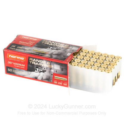 Norma 357 Magnum Ammo For Sale - 158 Grain FMJ - 1000 Rounds