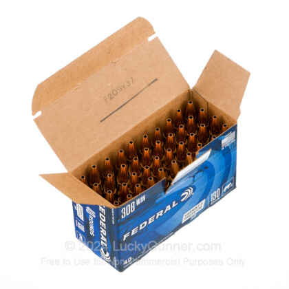 Bulk 308 Ammo For Sale - 130 Grain JHP Ammunition in Stock by Federal ...