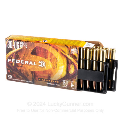 Bulk 30-06 Ammo For Sale - 150 Grain Bonded SP Ammunition in Stock by ...