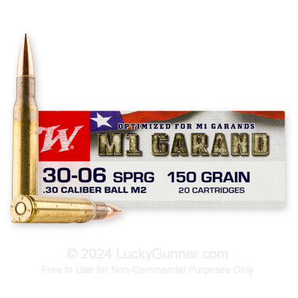 Cheap 30-06 Ammo For Sale - 150 Grain FMJ M2 Ball Ammunition in Stock ...