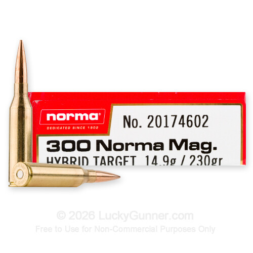 Norma 300 Norma Mag Ammo For Sale - 230 Grain HPBT - 20rds