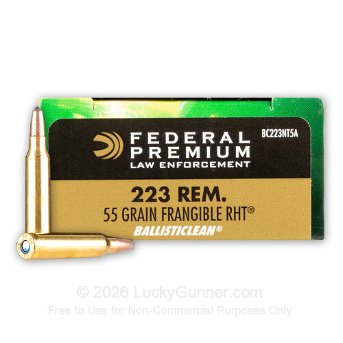 Premium 223 Rem Ammo For Sale - 55 Grain RHT Frangible Ammunition in ...