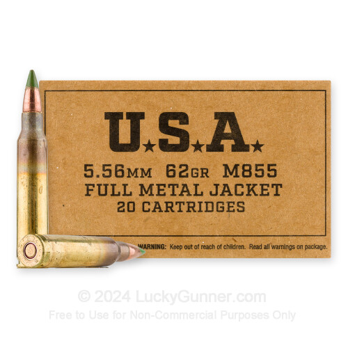 Bulk 5.56x45 Ammo For Sale - 62 Grain FMJ M855 Ammunition in Stock by ...