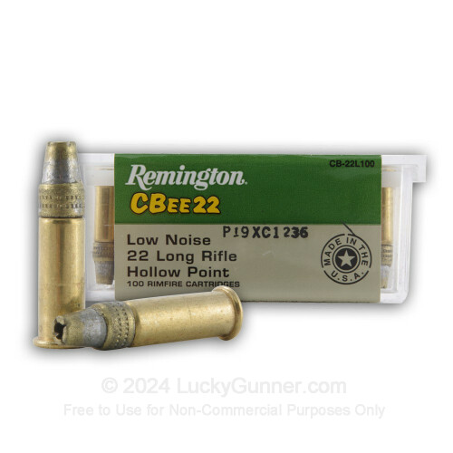 Cheap 22 Long Rifle CBee Ammo For Sale - 33 gr HP - Remington CBee ...