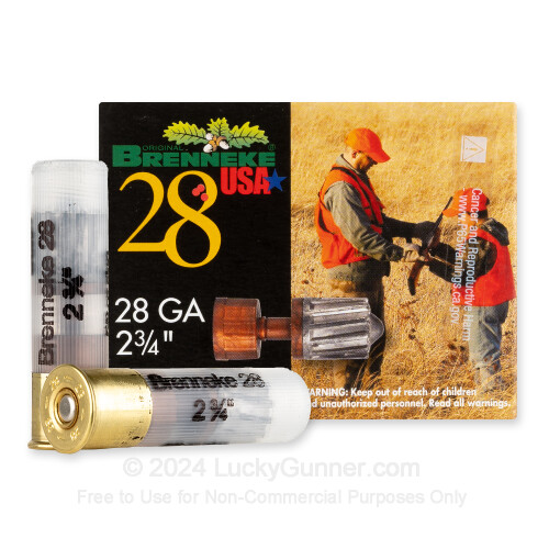 Premium 28 Gauge Ammo For Sale - 2-3/4” 5/8oz. Rifled Slug Ammunition ...