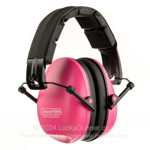 Champion Slim Pink Passive Earmuffs For Sale - 21 NRR - Champion ...
