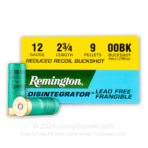 Premium 12 Gauge Ammo For Sale - 2-3/4" 9 Pellet 00 Buckshot Ammunition ...