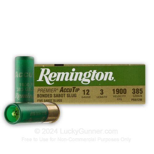 Cheap 12 Gauge Remington AccuTip Sabot Slugs For Sale - 3" 385 Grain ...