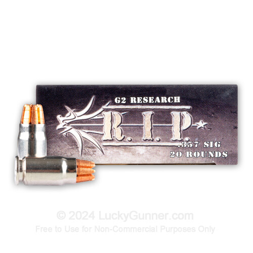 Premium 357 Sig Ammo For Sale - 92 Grain RIP HP Ammunition in Stock by ...