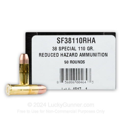 Premium 38 Special Ammo For Sale - 110 Grain Frangible Ammunition in ...