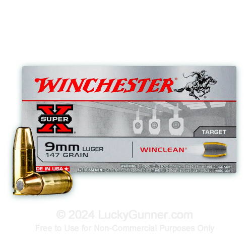 Sub-Sonic 9mm Ammo - 147 gr BEB - Winclean Ammunition
