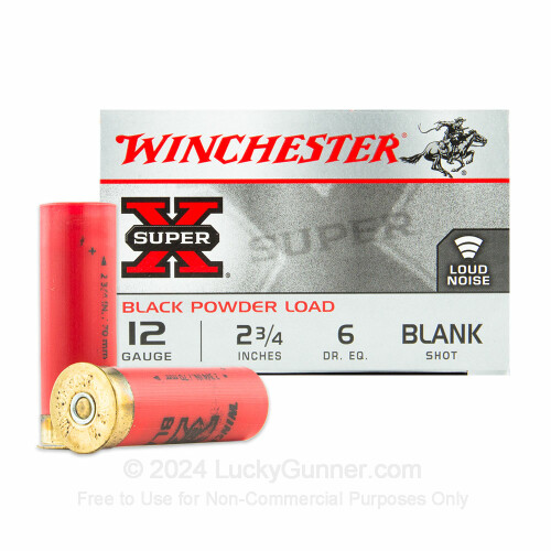 Cheap 12 Gauge Ammo For Sale - 2-3/4" Black Powder Blank Ammunition in ...