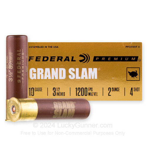 Premium 10 Gauge Ammo For Sale - 3-1/2” 2oz. #4 Shot Ammunition in ...
