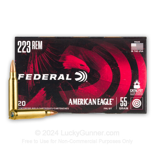 Cheap 223 Rem Ammo For Sale - 55 Grain FMJBT Ammunition in Stock by ...