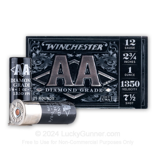 Premium 12 Gauge Ammo For Sale - 2-3/4” 1oz. #7.5 Shot Ammunition in ...