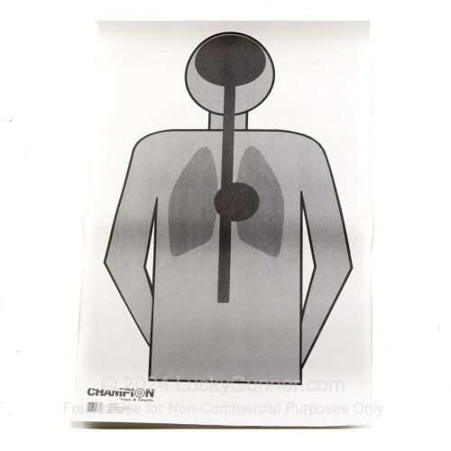 Cheap Targets - Champion - LE Paper Anatomy Silhouette In Stock - 100 ...