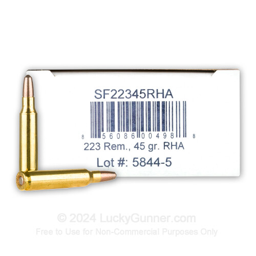 Premium 223 Rem Ammo For Sale - 45 Grain Frangible Ammunition in Stock ...