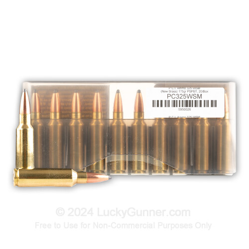 Cheap 325 WSM Ammo For Sale - 175 Grain PSPBT Ammunition in Stock by ...