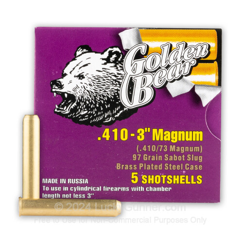 Cheap 410 Gauge Ammo For Sale - 3" 97 Grain Sabot Slug Ammunition in ...