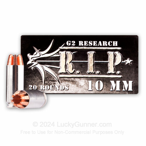 Premium 10mm Auto Ammo For Sale - 115 Grain RIP HP Ammunition in Stock ...