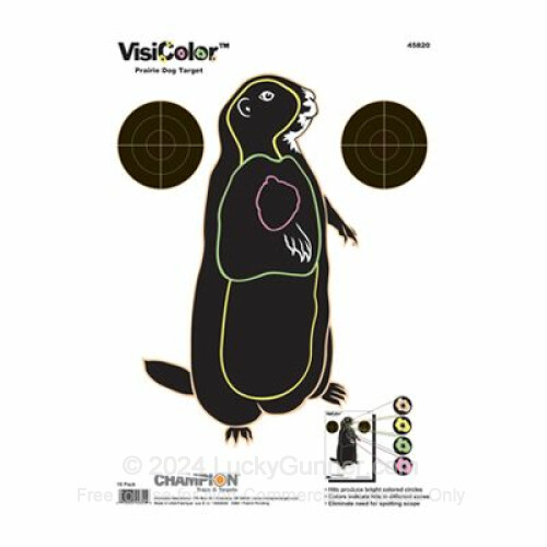 Champion VisiColor Prairie Dog Targets For Sale - Reactive Indicator ...