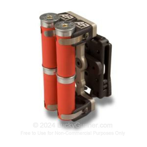 12-Gauge Shotgun Shell Carrier AP Custom QL/4 Aluminum Black For Sale