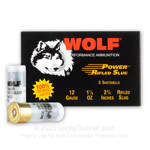12 ga Ammo For Sale - 2-3/4" 1 oz. Rifled Slug Low Recoil Ammunition by ...