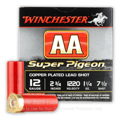 Premium 12 Gauge Ammo For Sale - 2-3/4” 1-1/4oz. #7.5 Shot Ammunition ...