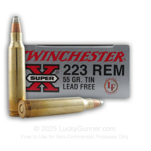 Bulk 223 Rem Varmint Hunting Ammo - 55 gr Lead Free Ammunition In Stock ...