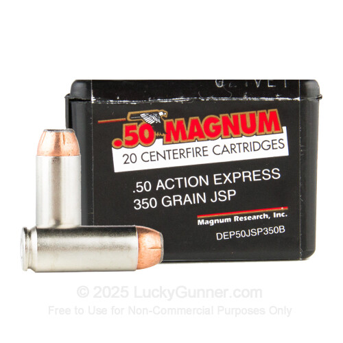 50 Action Express Ammo In Stock - 350 gr JSP - 50 AE Ammunition by MRI ...