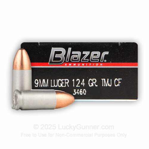 Bulk 9mm - 124 gr TMJ Cleanfire - CCI - 1000 Rounds