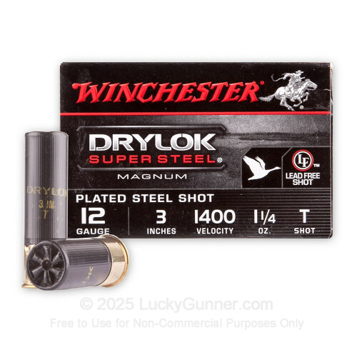 Premium 12 Gauge Ammo For Sale - 3" 1-1/4 oz. #T Steel Shot Ammunition ...