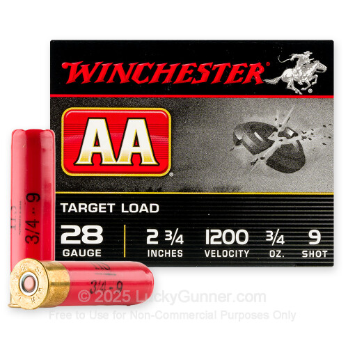Bulk 28 Gauge Ammo For Sale - 2-3/4” 3/4oz. #9 Shot Ammunition in Stock ...