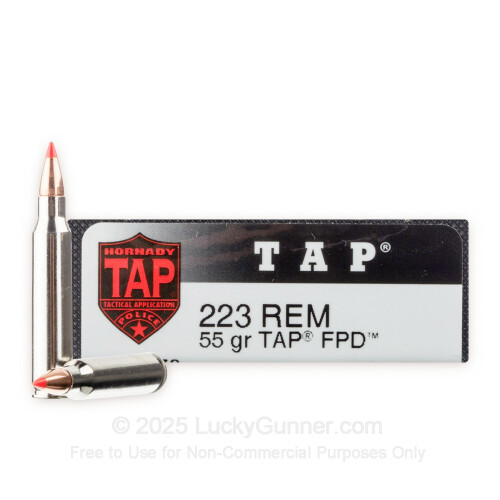 Bulk 223 Rem - 55 gr TAP FPD - Hornady - 200 Rounds