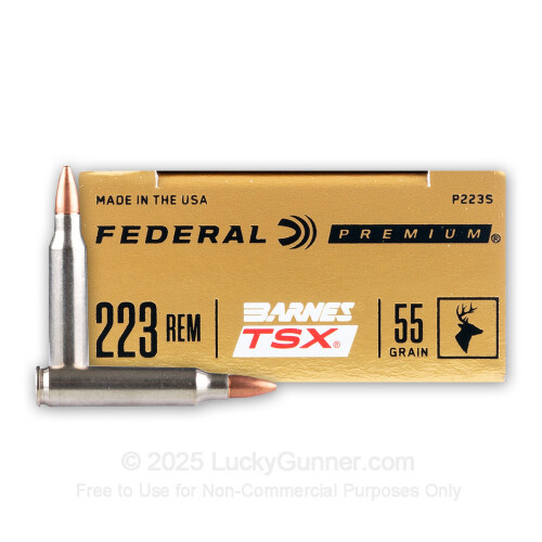 Premium 223 Rem Ammo For Sale - 55 Grain Barnes TSX Ammunition in Stock ...