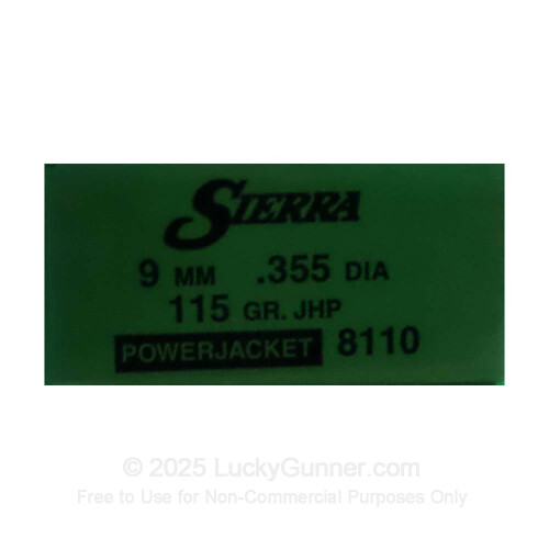 Bulk 9mm (.355") Bullets for Sale - 115 Grain JHP Bullets in Stock by ...